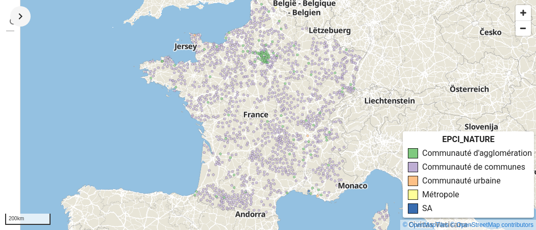 Ref - Liste des EPCI